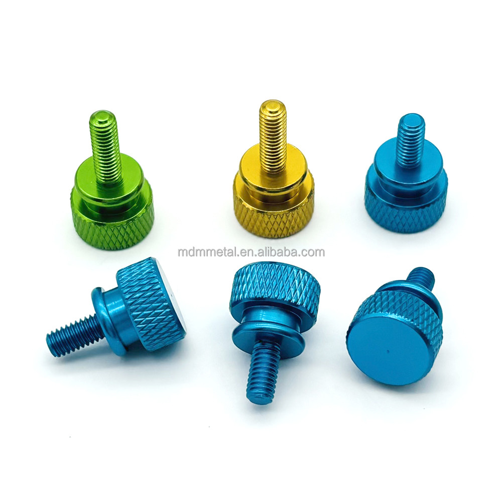 Colorful Custom Screw Machining CNC Spare Parts Hardened Metals M3 ...